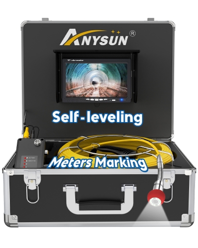 Anysun Sewer Camera 100ft Pipe Inspection Camera with DVR Recorder ...